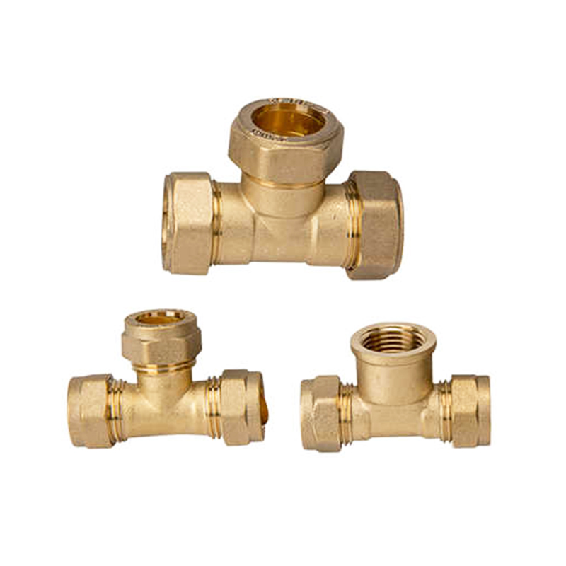 Brass Compression Female Tee Fitting for Copper Pipe from China manufacturer - Ningbo Yinzhou ...